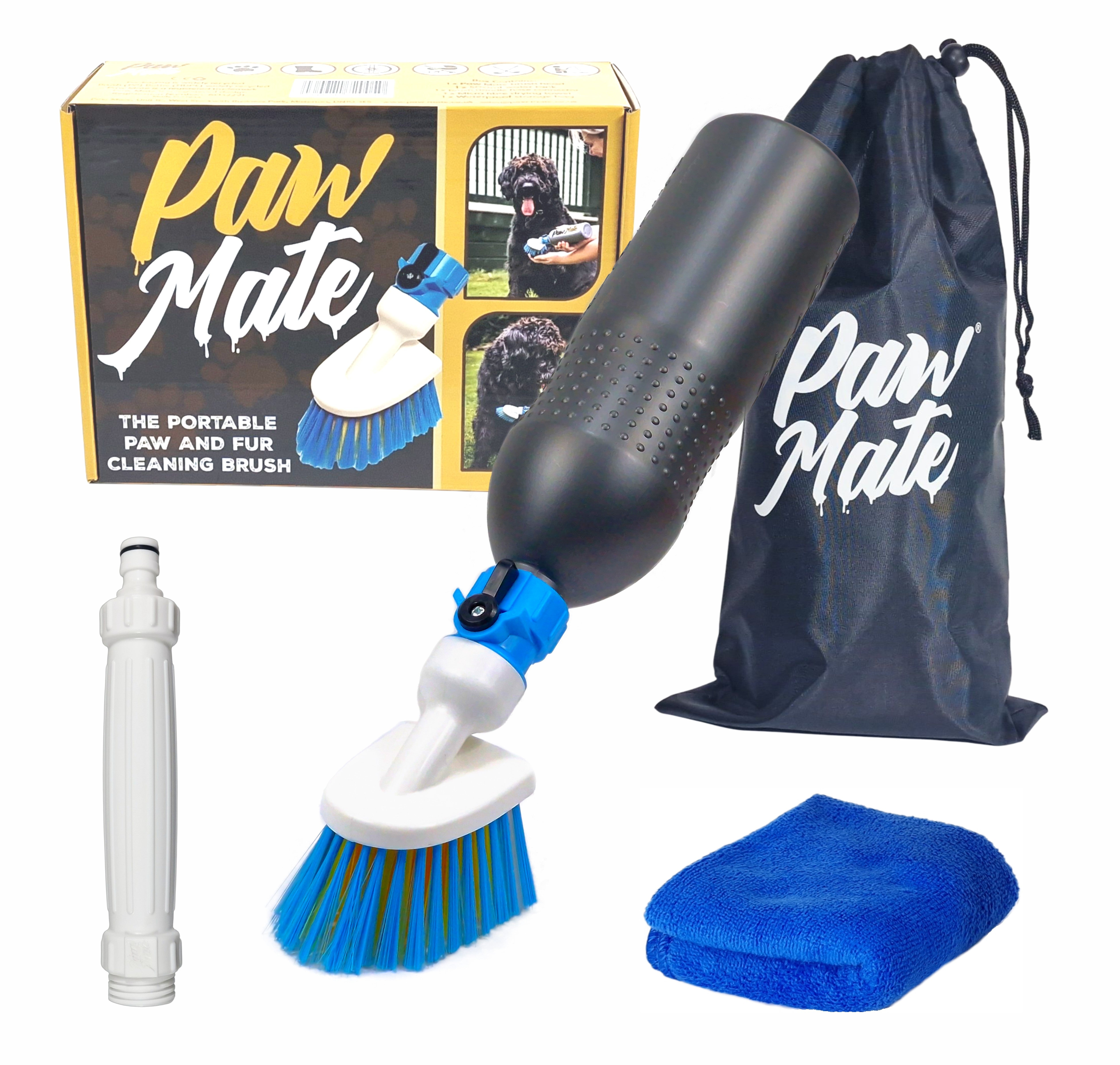 Paw Mate, from MUD MATE. The Ultimate portable paw and fur cleaning ...